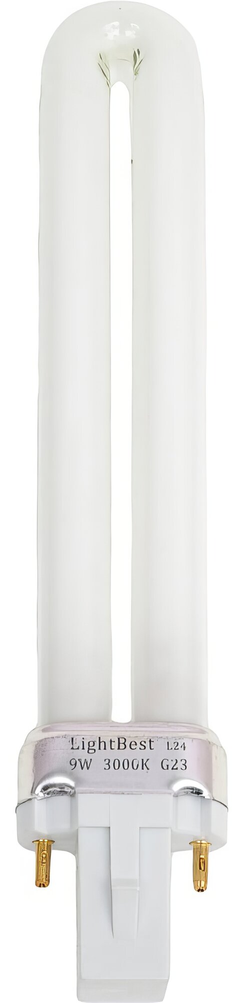 Лампа люминесцентная LightBest LBL S 71023 9W 3000K G23 701071023
