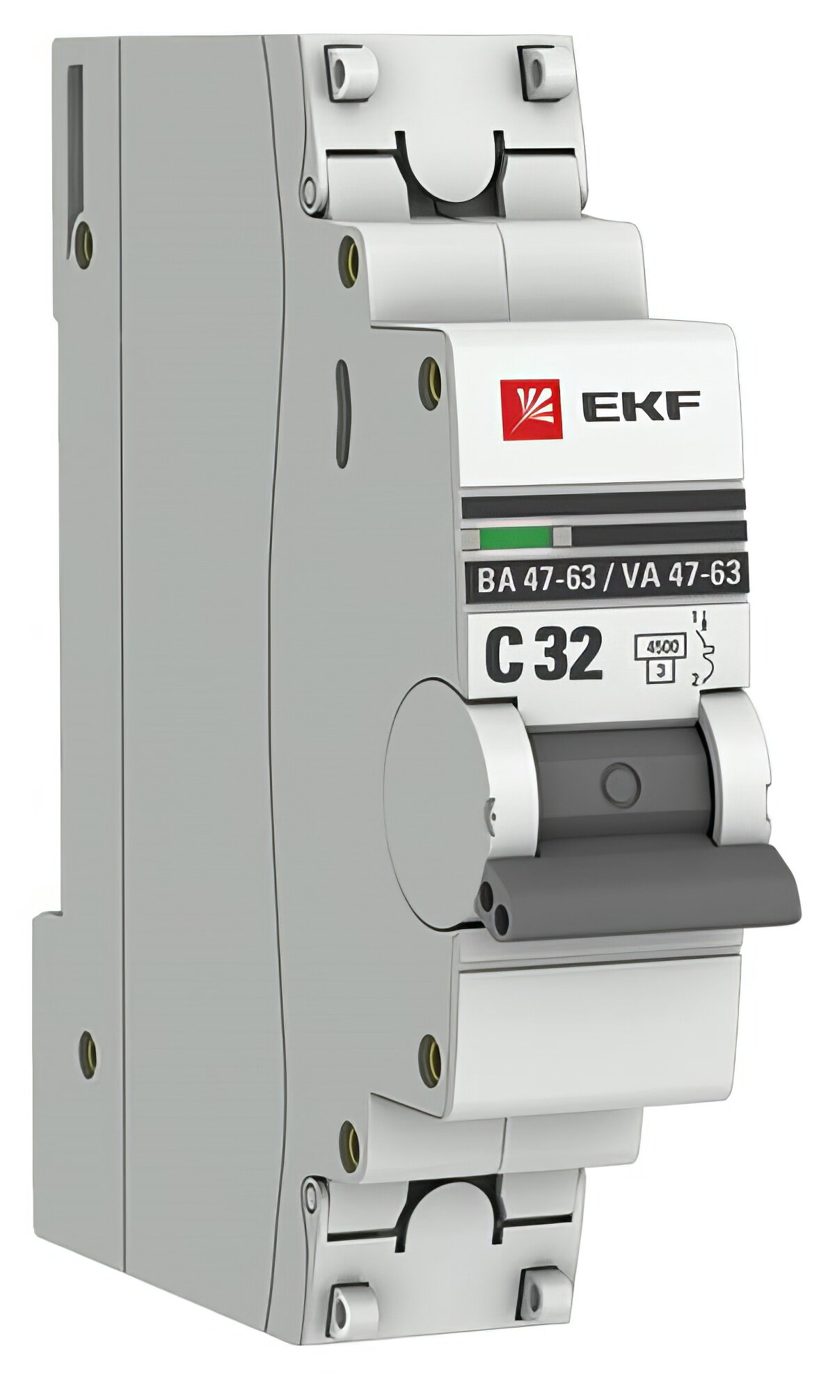 Автоматический выключатель EKF 1P 32А (C) 4,5kA ВА 47-63 PROxima mcb4763-1-32C-pro