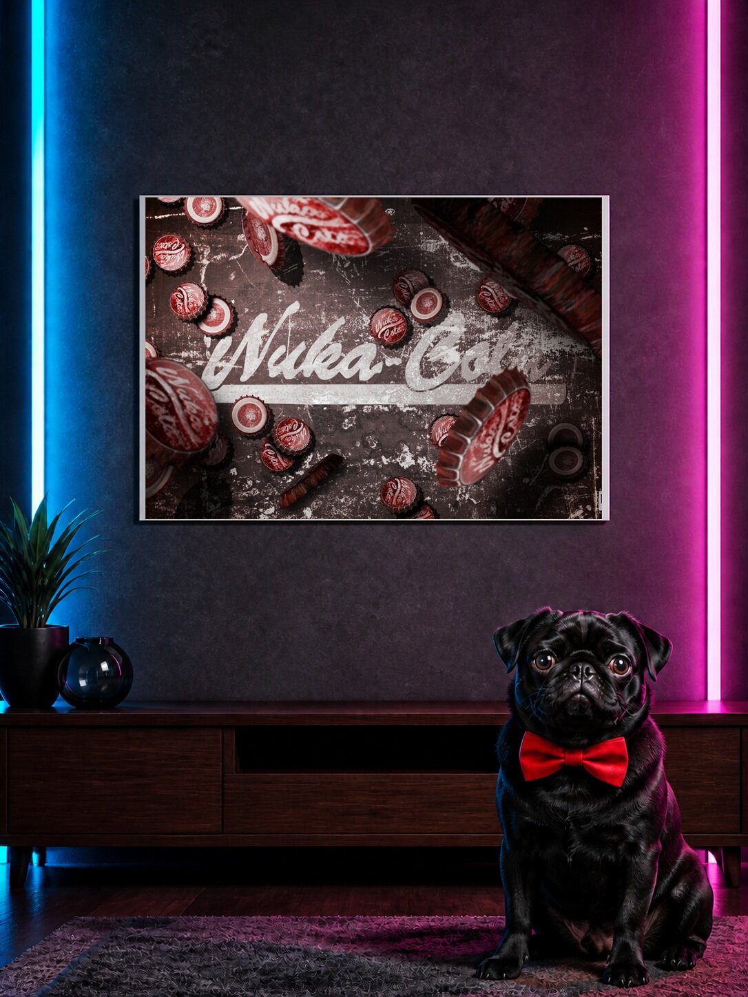 Постер Fallout Nuka-Cola, атмосферный арт