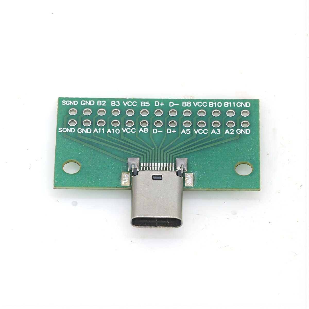 Портативная тестовая плата TYPE-C 24P переходник кабеля USB 3.1 адаптер для полевых электронных работ, Тестовая плата TYPE-C (гнездо)