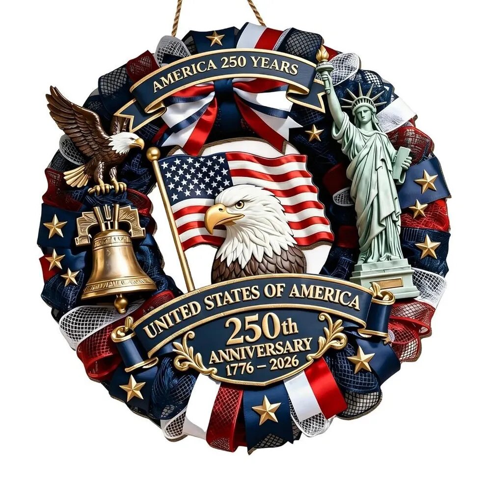Настенное деревянное украшение "250 лет", - 1