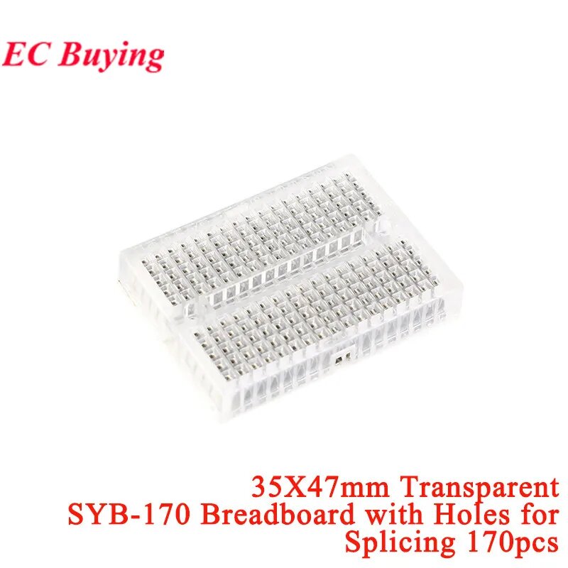 Клеммный блок питания MB102 для Arduino 170 Transparent