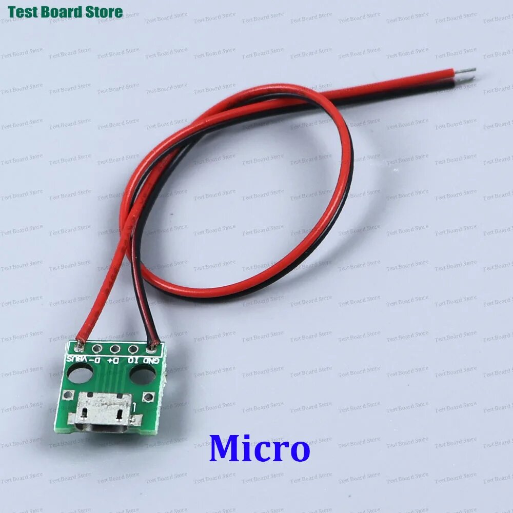 Разъемы USB Type-C для пайки 2PCS, MICRO with wire