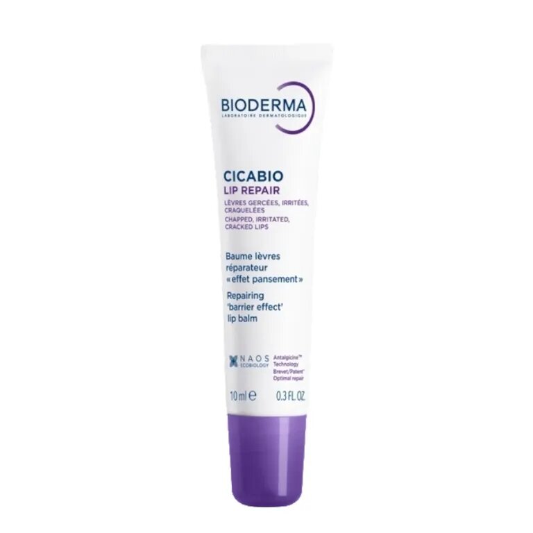 Bioderma Цикабио Восстанавливающий бальзам для очень сухих губ 10 мл 10 мл