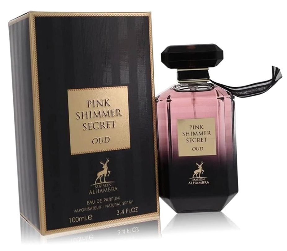 Alhambra Pink Shimmer Secret Oud 100 мл женская парфюмерная вода - Альхамбра Уд