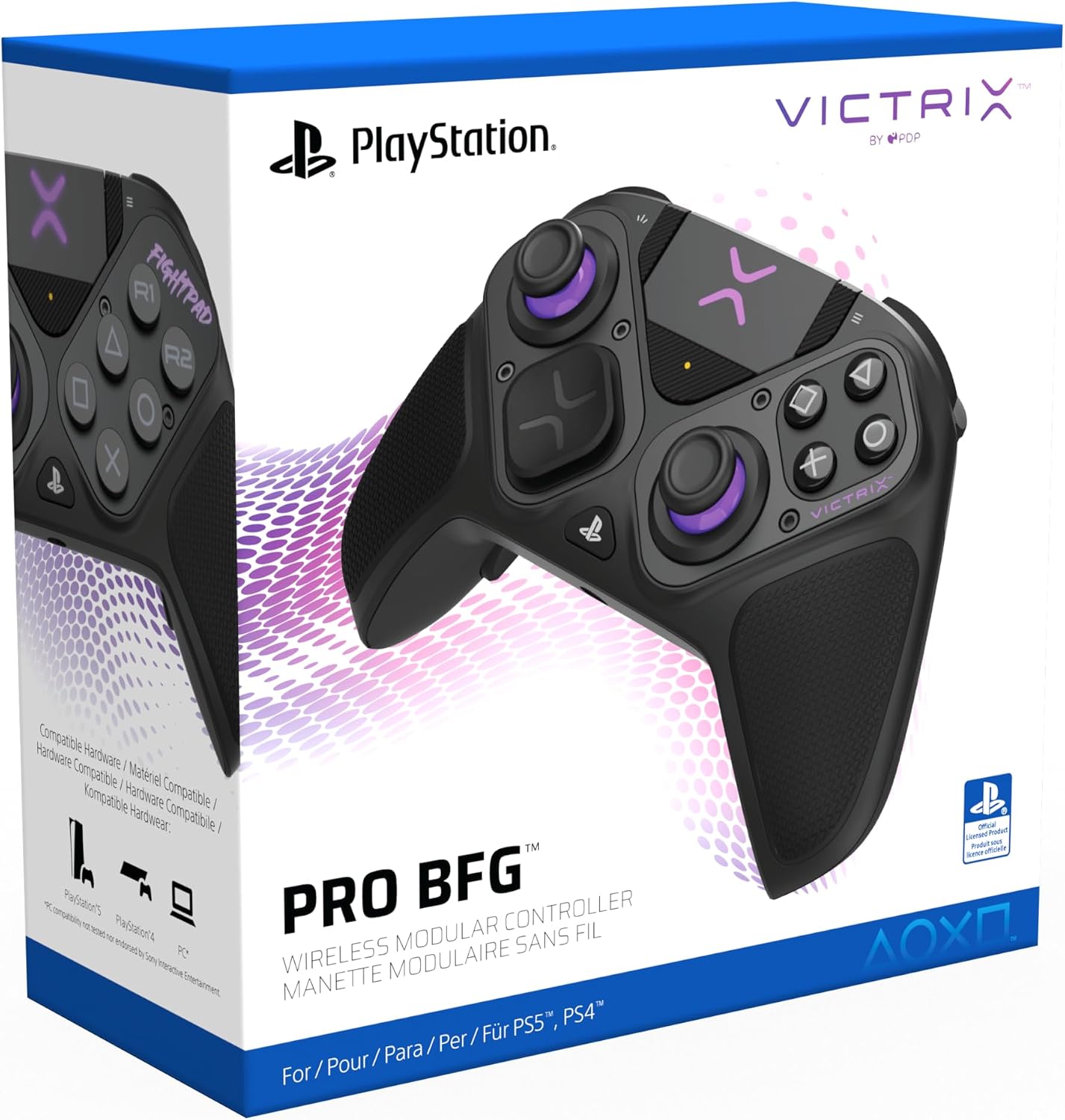 Геймпад беспроводной PDP Victrix Pro BFG, для SonyPlaystation 5, черный