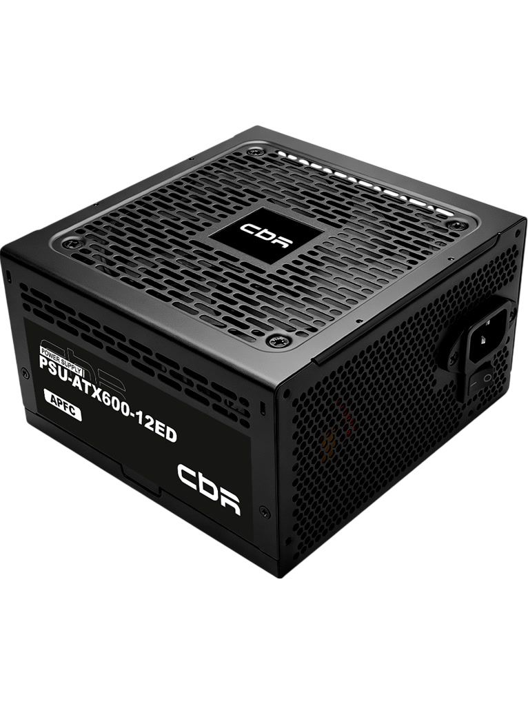 Блок питания компьютера CBR PSU-ATX600-12ED PSU-ATX600-12ED