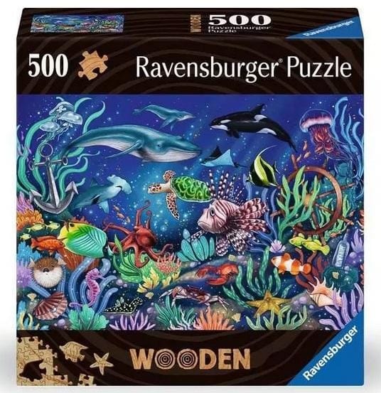 Пазл Ravensburger Подводный мир, деревянный, 500 элементов