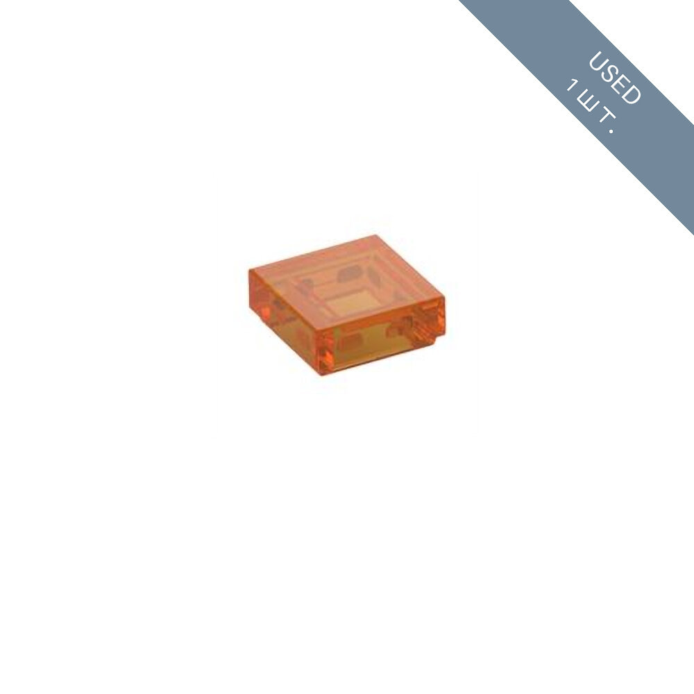Деталь конструктора LEGO 3070 · Trans-Orange · 1 шт.