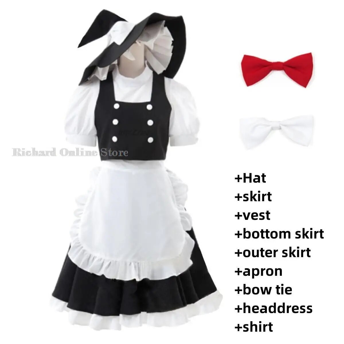 Косплей костюм Kirisame Marisa WICCON S, C1-Man suit