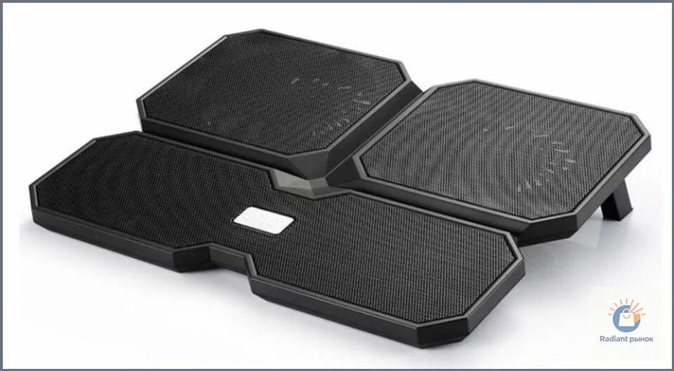 Подставка черная для ноутбука 15.6", Deepcool MULTI CORE X6, качественный аксессуар yuexiang
