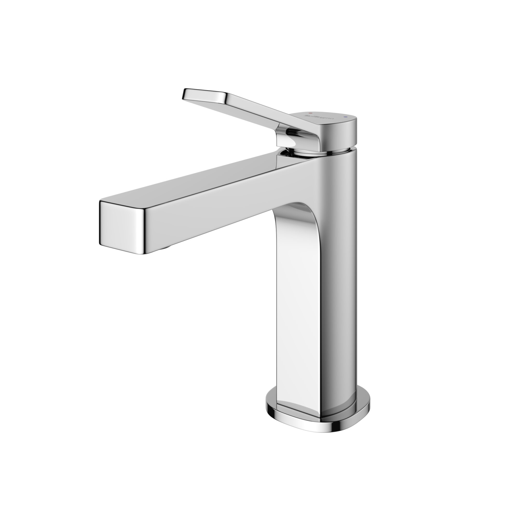 Смеситель для раковины BelBagno Delfino 3,8x15,8x16,5, латунь, аэратор, рычажное управление, серебристый
