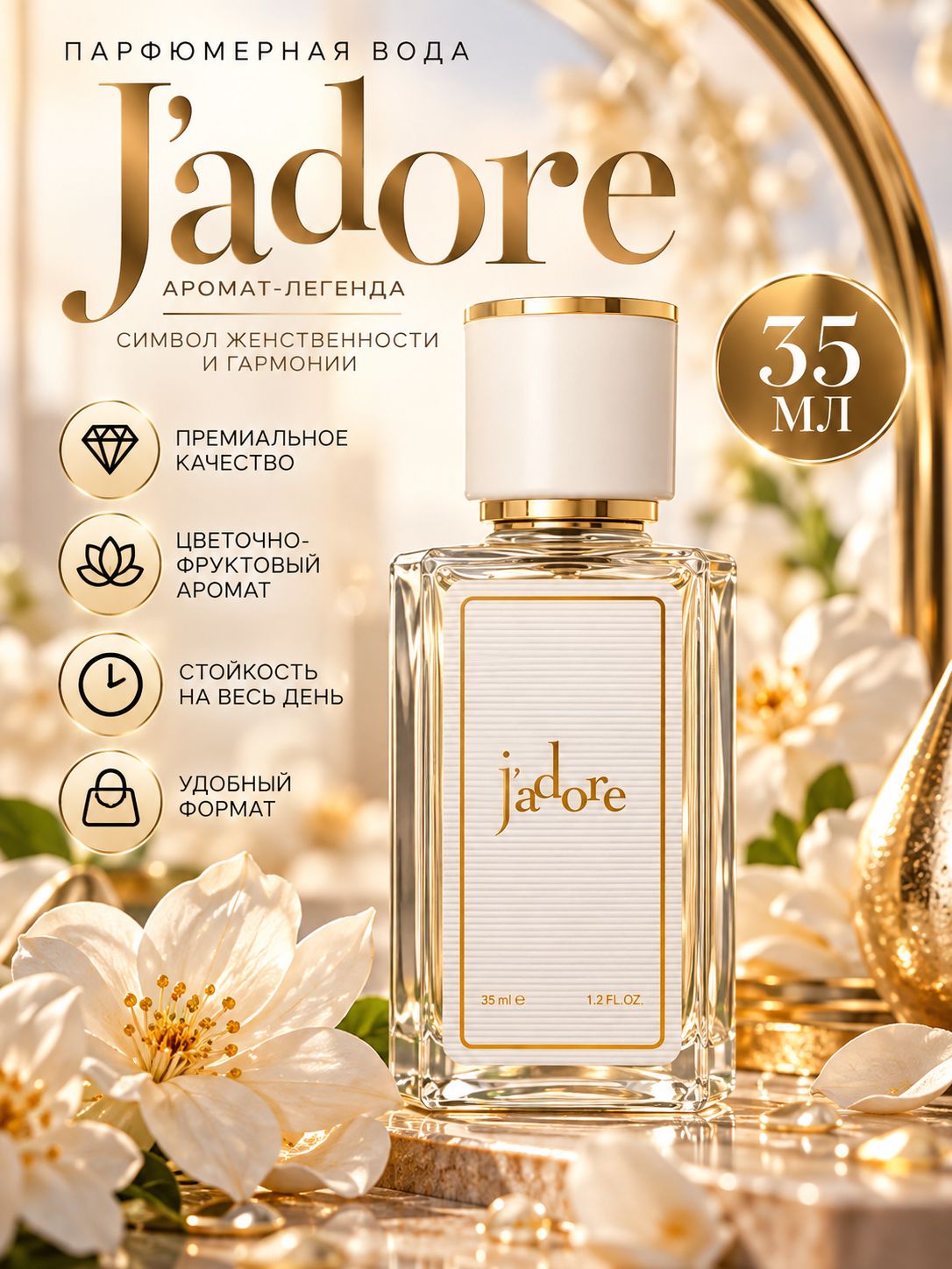 Аромат-легенда J adore / Жадор , духи женские 35 мл