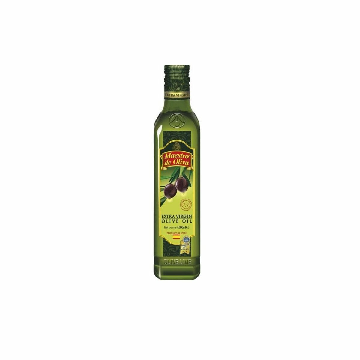 Масло оливковое Maestro De Oliva Extra Virgin 0.5л (1753791), 12шт.