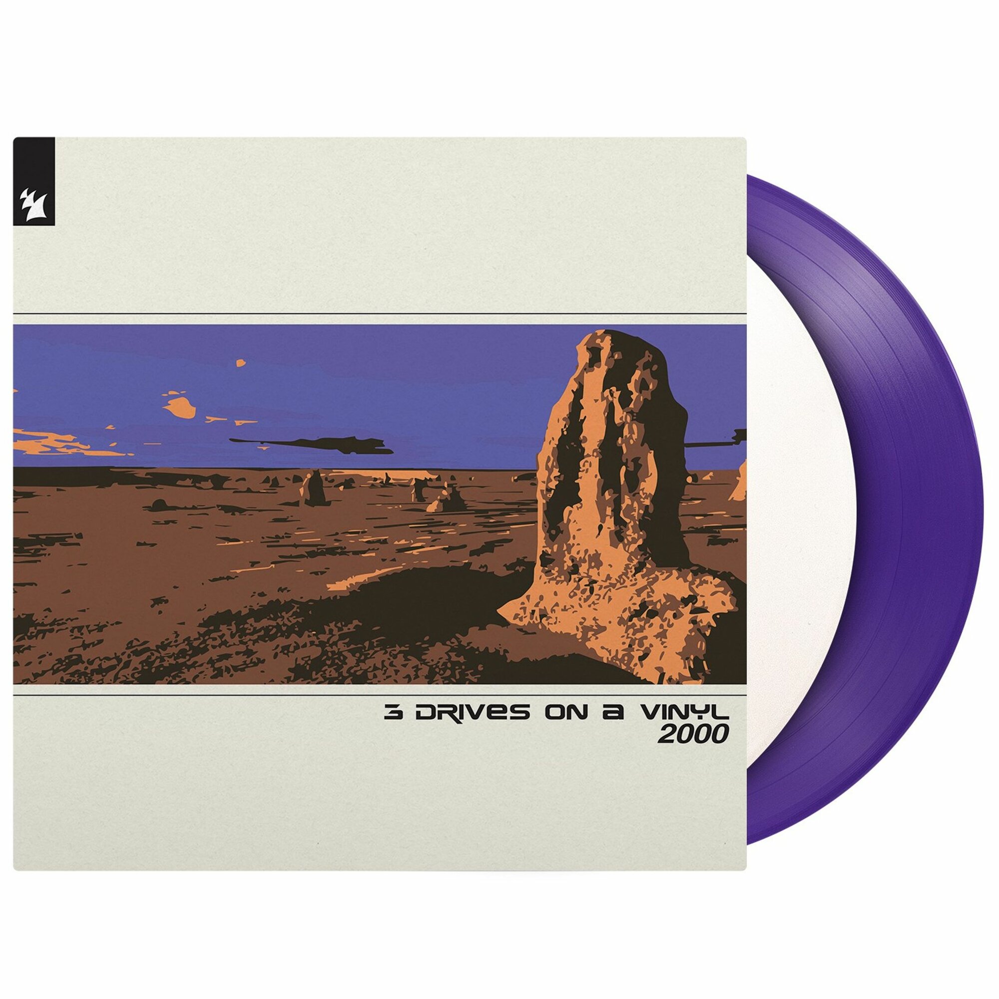 Виниловая пластинка Three Drives On A Vinyl - 2000 (180g) (Limited Edition) (LP 1: Ivory Vinyl / LP 2: Purple Vinyl) (2 LP) (1 LP)