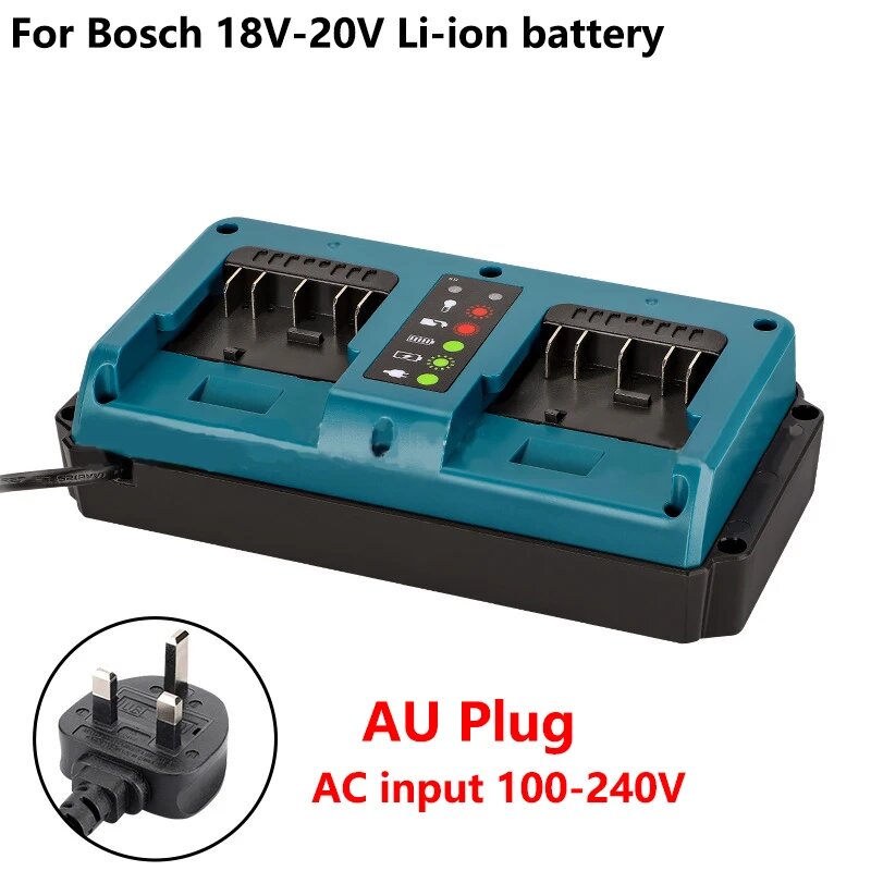 Зарядное устройство Bosch 18-20В, AU Plug