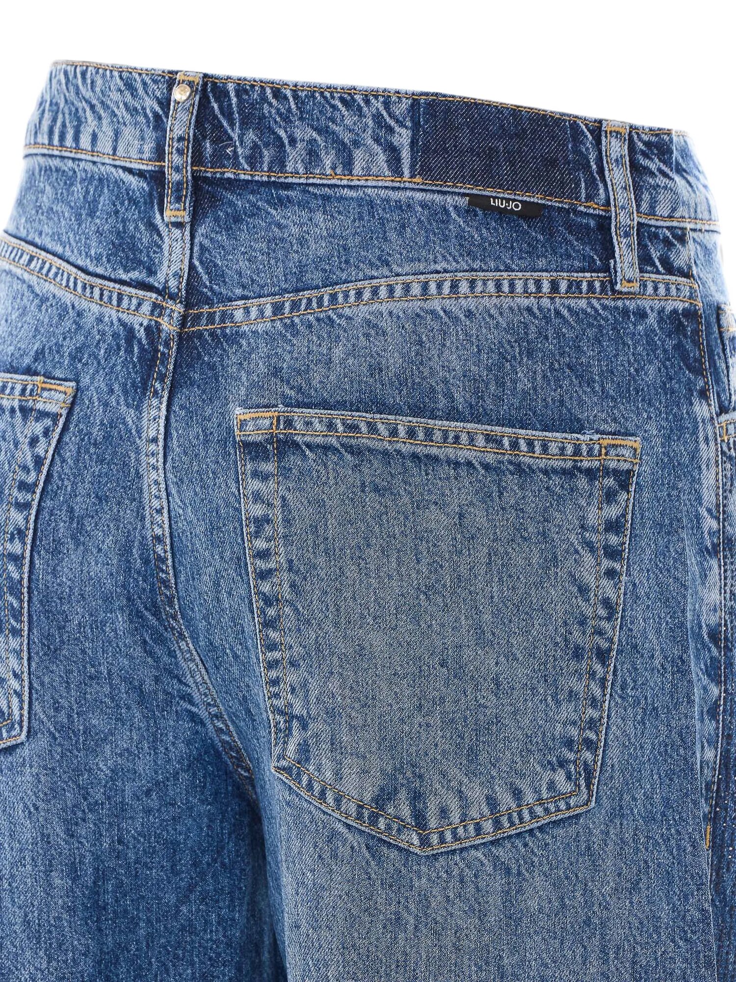 Джинсы LIU JO Rhinestone-embellishmwe jeans, размер 42 — фото 1