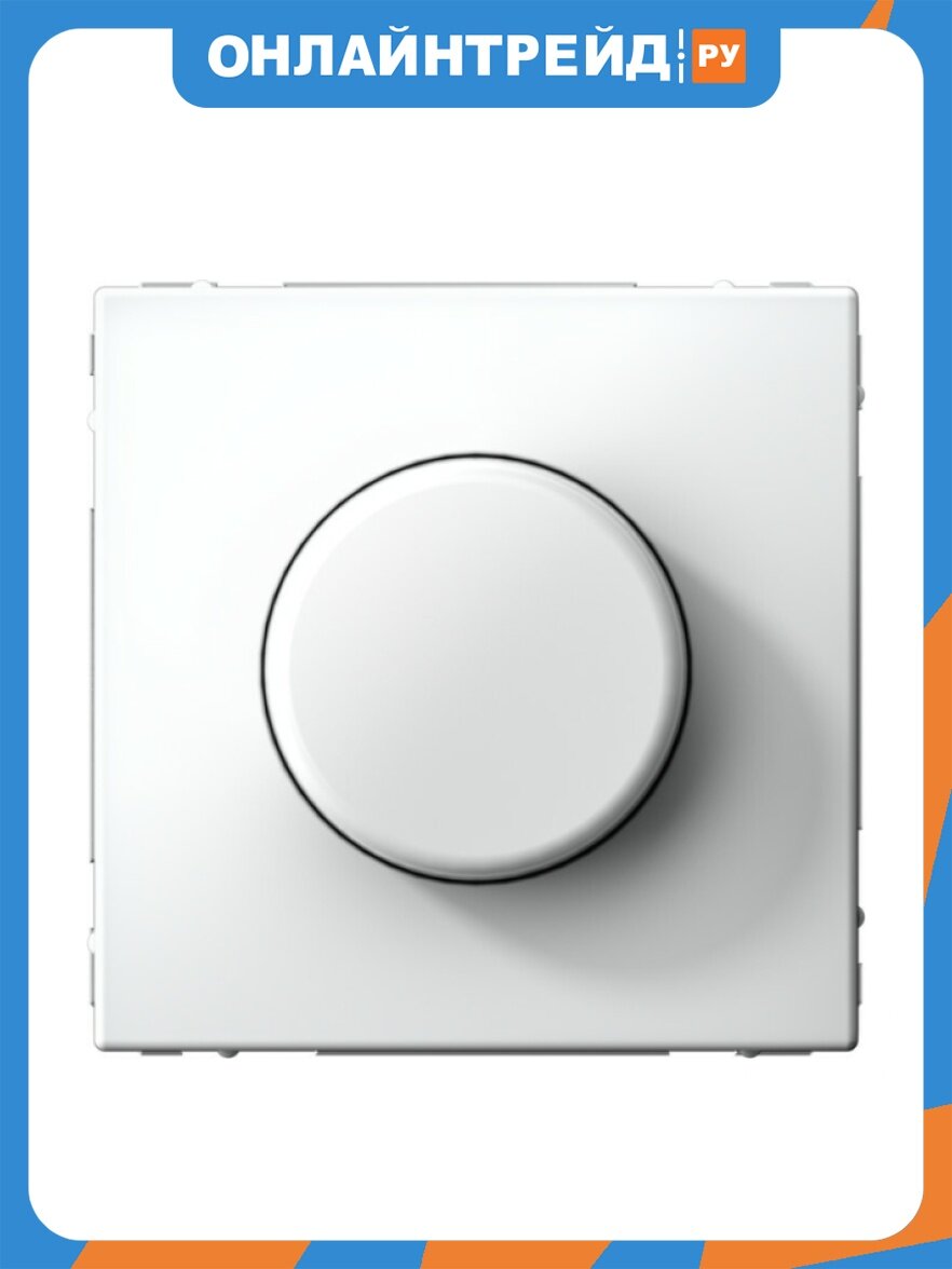 Светорегулятор (диммер) Systeme Electric (schneider Electric) поворотно-нажимной ArtGallery LED RC 400Вт механизм бел, GAL000123