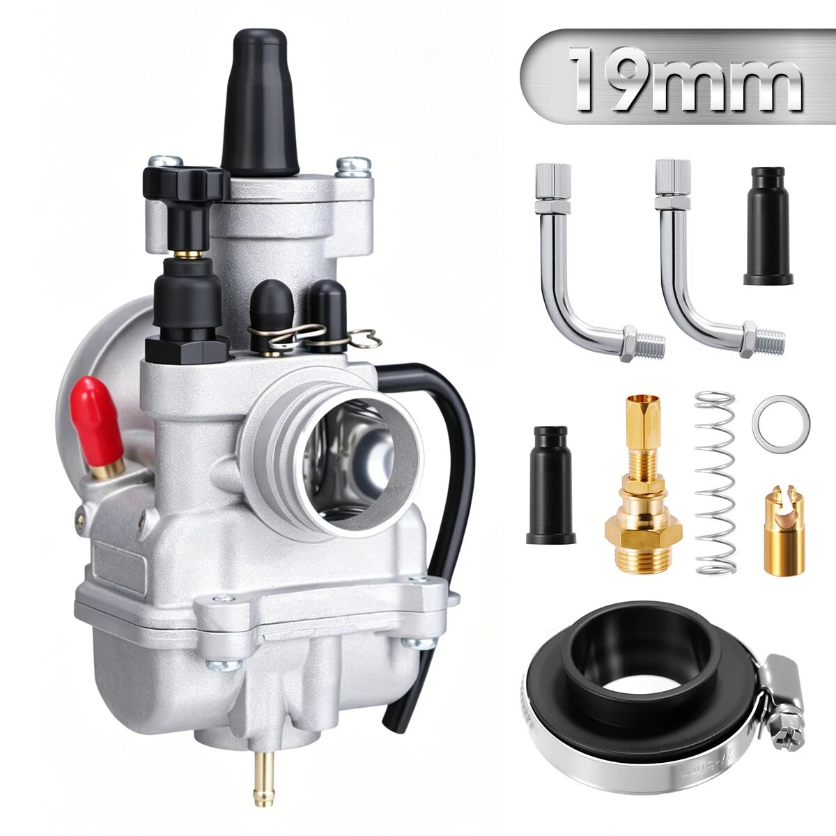 Карбюратор 19mm Polini CP для мопедов Yamaha Honda