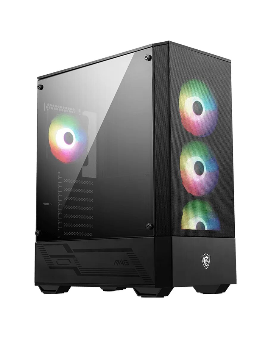 Корпус MSI MAG FORGE 112R, ATX, Midi-Tower, закаленное стекло, черный