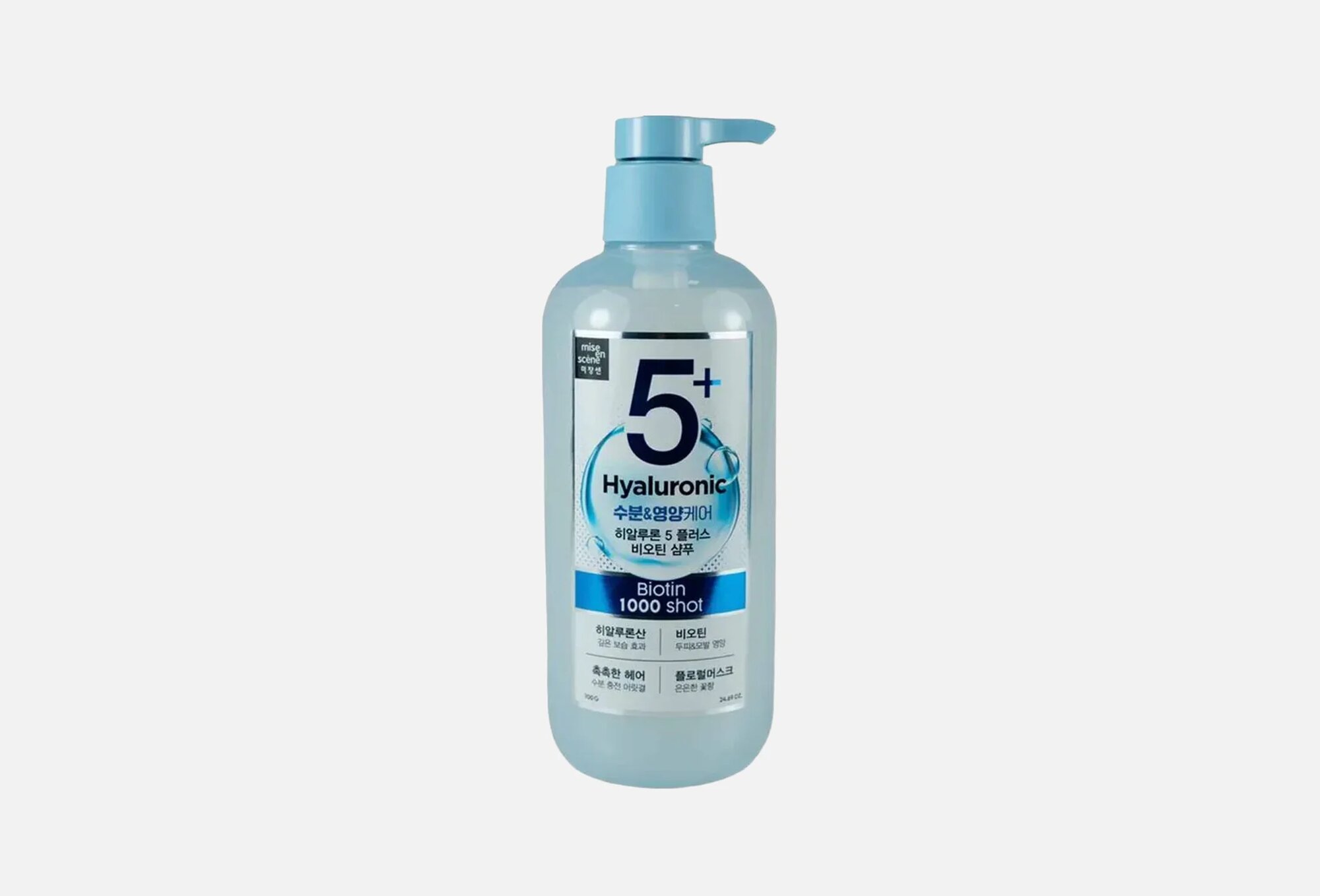 Шампунь Mise En Scene "HYALURONIC 5 PLUS", для жестких и тонких волос, 700мл