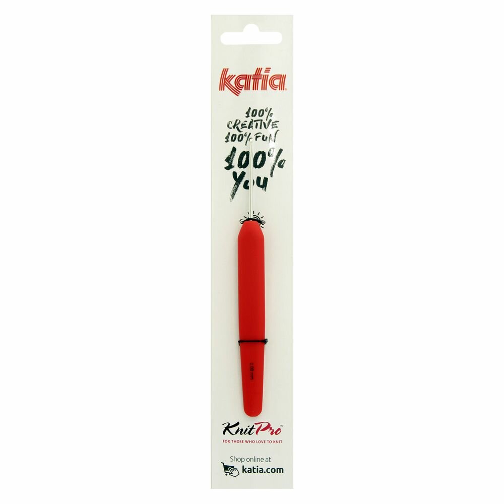 Крючки вязальные KnitPro "KnitPro", 2,0 мм, красные, 5 шт