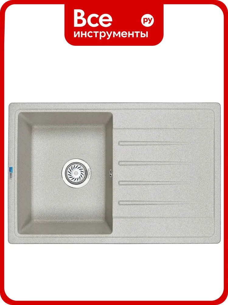 Кухонная мойка из кварца, Standart GRANULA ST- 7602, базальт