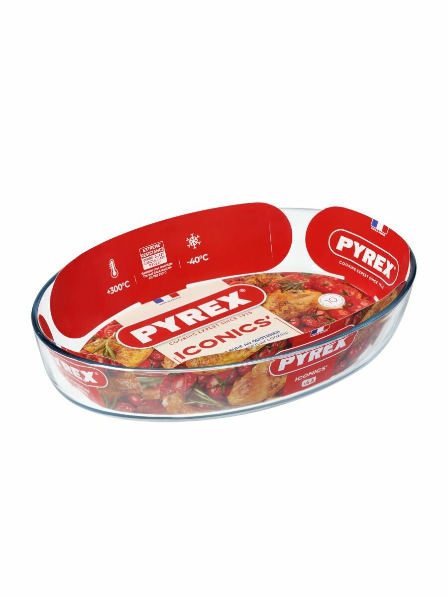 Форма для запекания овальная PYREX Iconic's 3л 35x24см