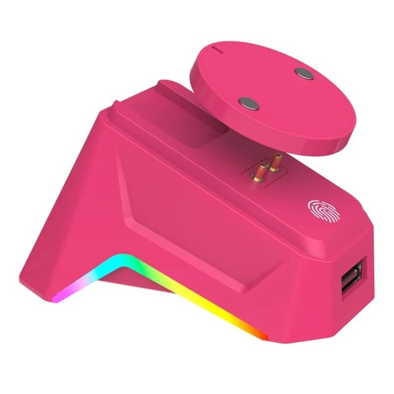 (1 шт.) Магнитная док-станция для зарядки для Logitech GPW4/G Pro X Superlight 2 - красная