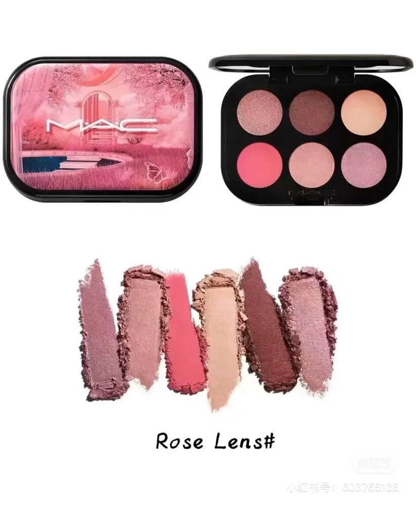 Палитра теней для век MAC Future Fantasy 6 цветов Rose Lens