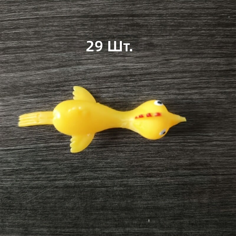 Настольная игра "Катапульта с цыпленком" 29 штук для офиса, фингер-флиппинг, антистресс
