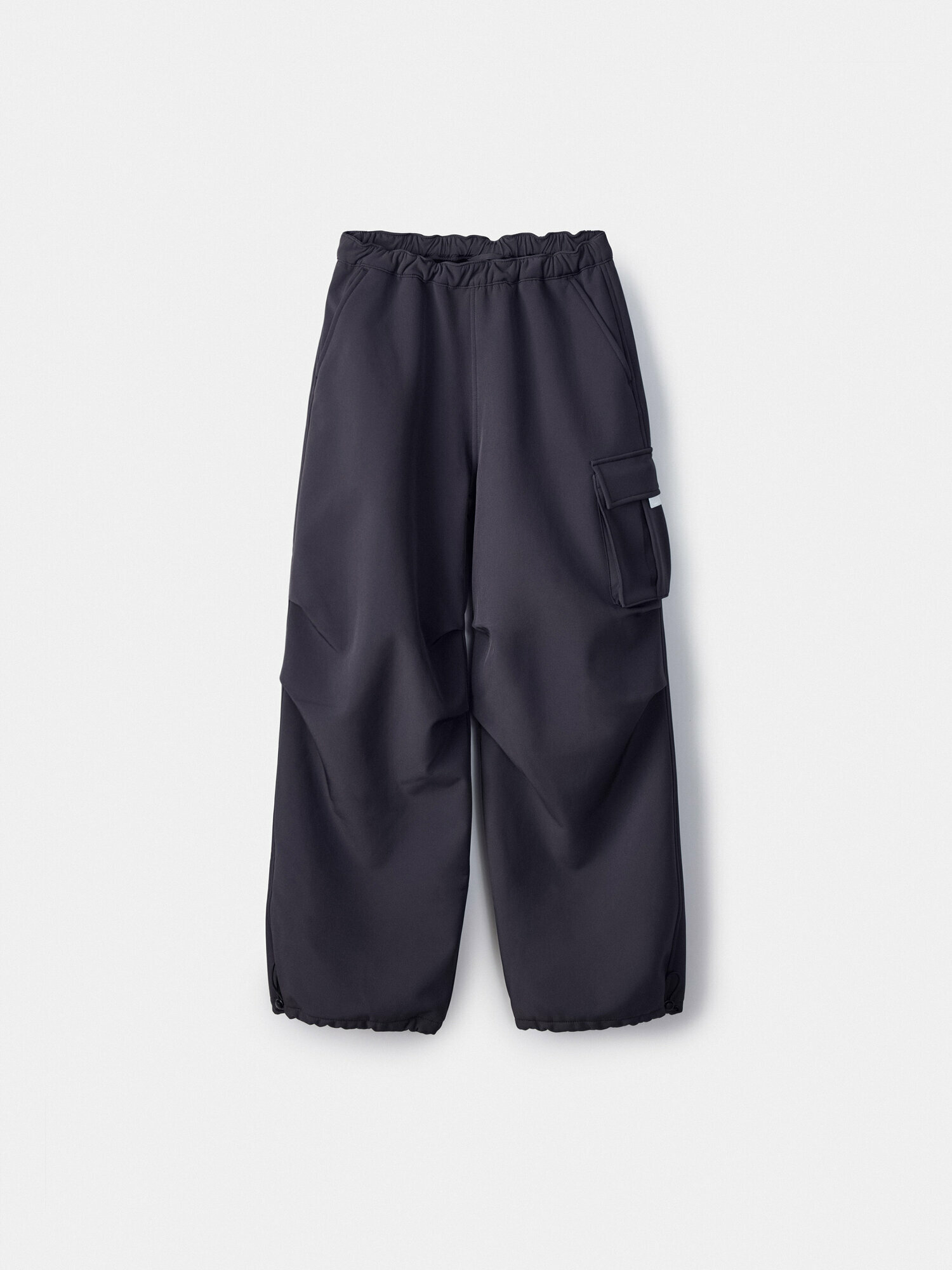 Брюки парашюты непромокаемые из Softshell на флисе