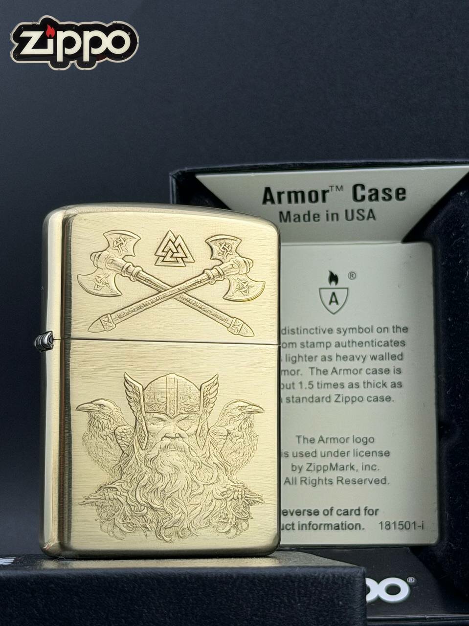 Зажигалка Zippo Armor Viking Valhalla