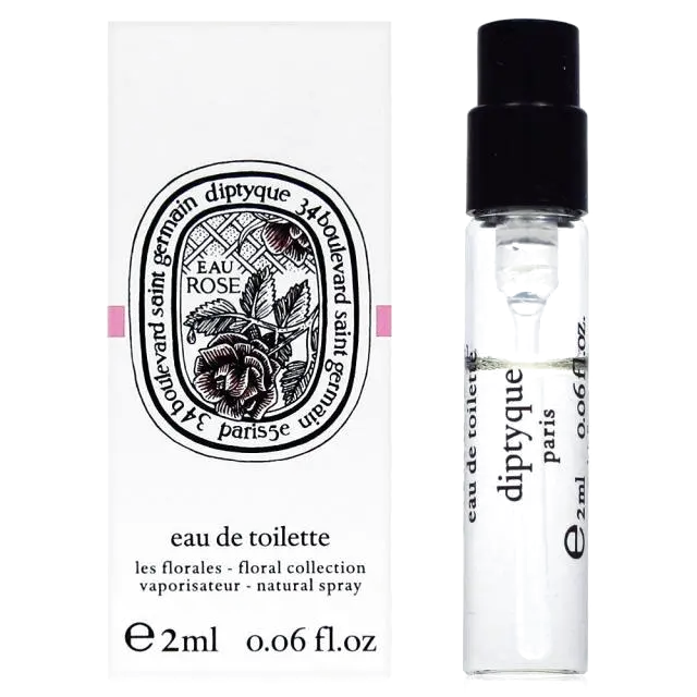 Diptyque Eau Rose 2 мл миниатюра туалетной воды - Диптик О Роз аромат розы для женщин