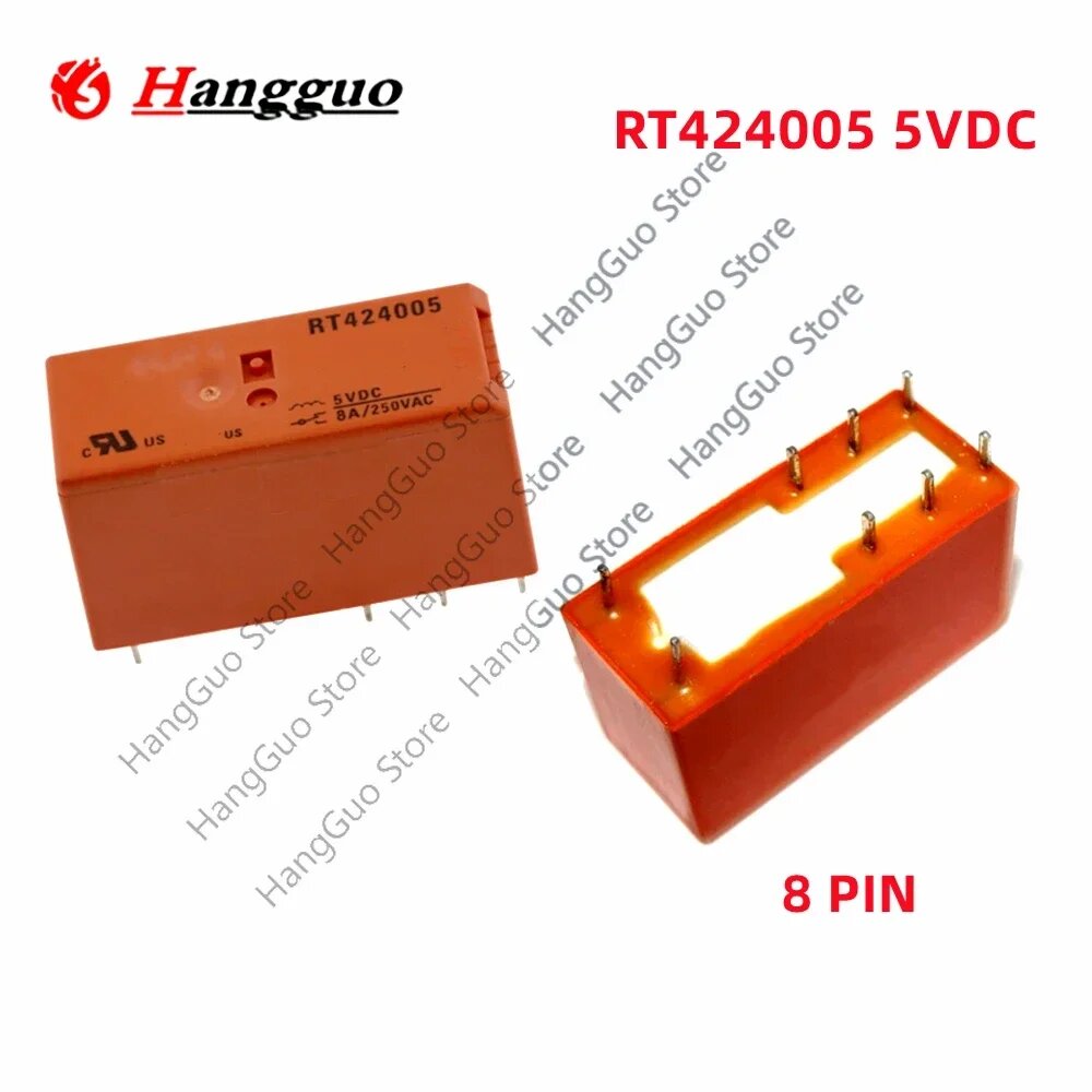 Реле RT424024 24VDC, 5 шт.