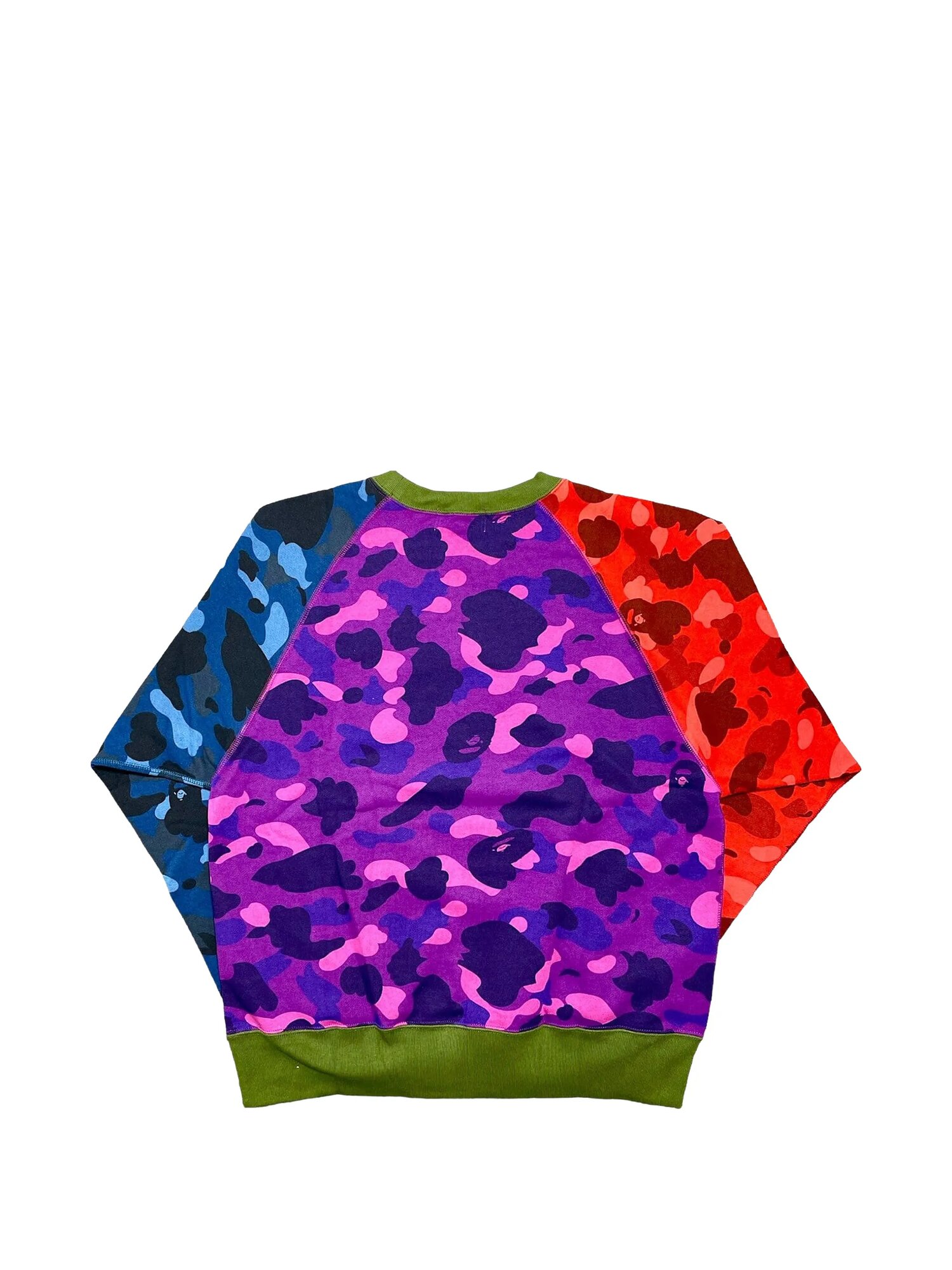 Свитер A BATHING APE Crazy Camo sweater, размер 46, , purple — фото 1