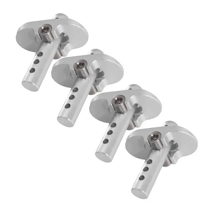Металлические стойки кузова для RC автомобилей 1/7 1/8 1/10 (4 шт.) Серый, silvery 37mm