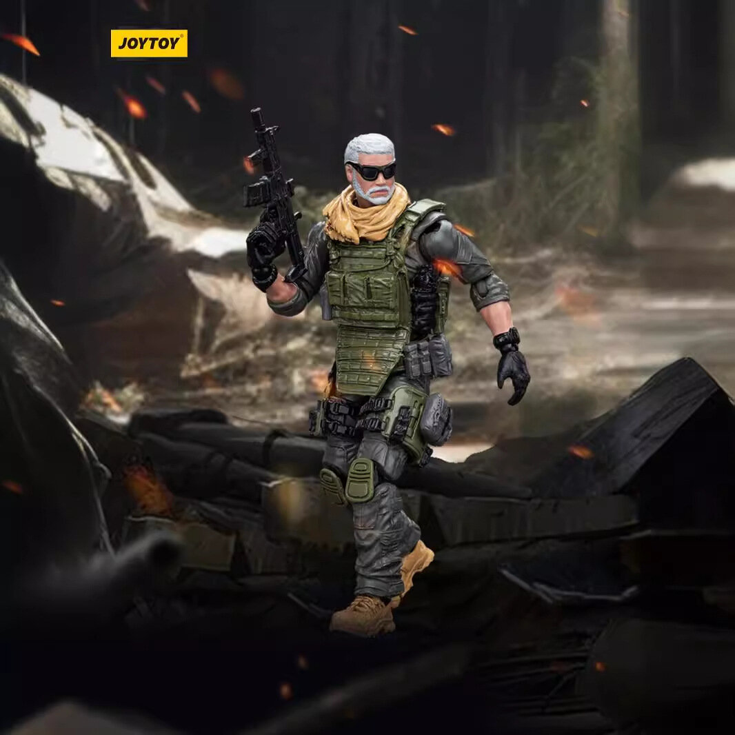 JOYTOY Dark Source Hardcore Cool Play NATO Defense Force Commando 1:18 Scale Articulated Soldier Figure Creative Holiday Gift for Men