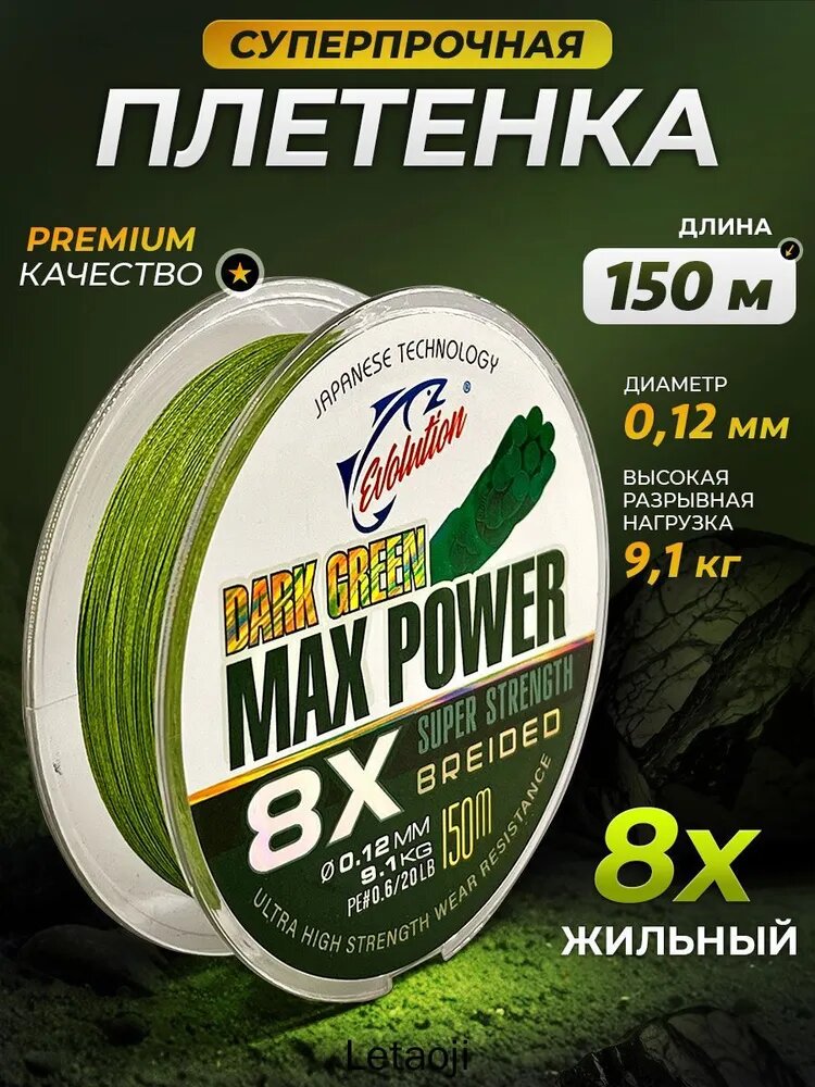 Плетеный шнур для рыбалки