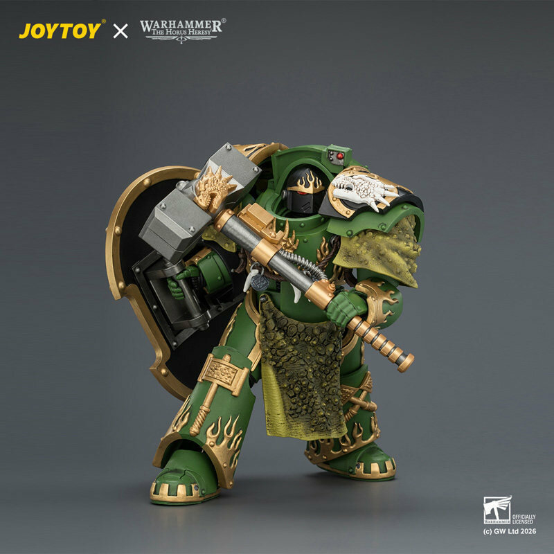 JOYTOY Dark Source Warhammer Horus's Chaos Salamander Fire Dragon Terminator 2 Articulated Figures