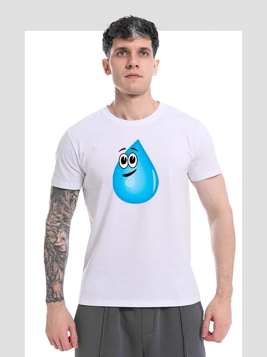 Футболка, размер 5XL, белый