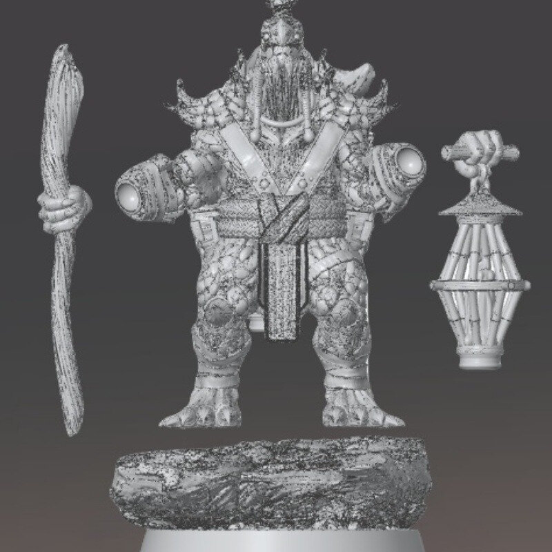 Сборная миниатюрная игровая фигура для раскрашивания и сборки, коллекционный декор, 4 детали, размер 4.06 дюйма, цвет А
