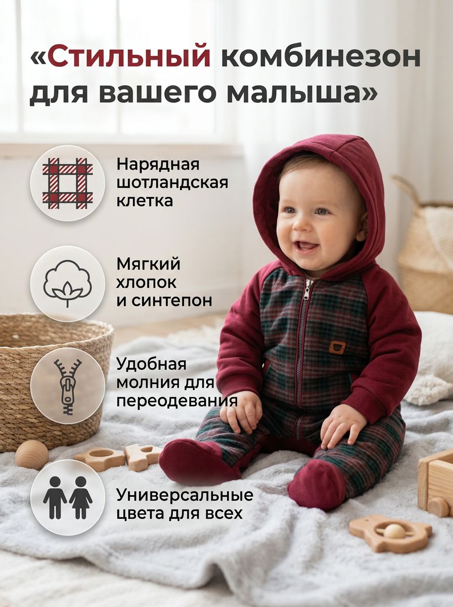 Комбинезон утеплённый