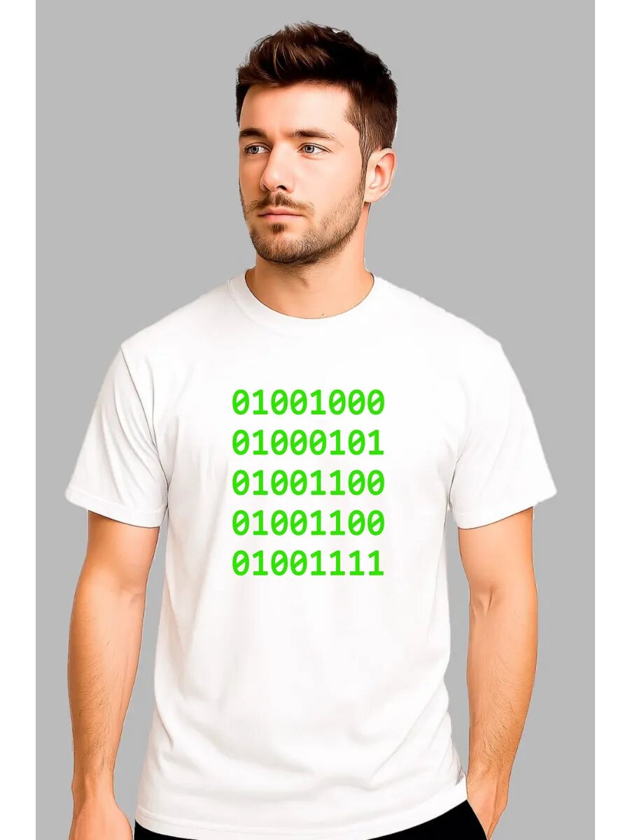 Футболка, размер 56-58, белый — фото 1
