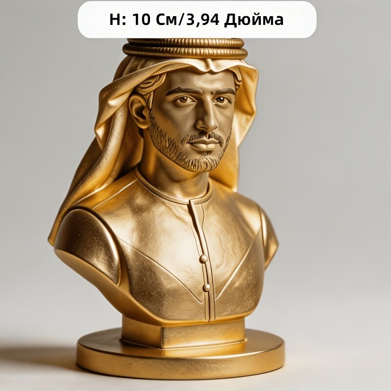 Бюст-статуэтка 3D на заказ по фотографии, одиночная, 10 см (3.94 дюйма), декор для рабочего стола, коллекционный памятный подарок