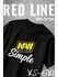 Футболка Red Line, размер XS, черный