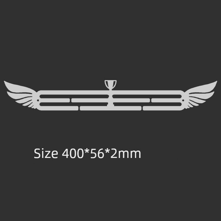 Подставка для медалей 'Wings' - без сверления, для спортивных наград, прочная металлическая