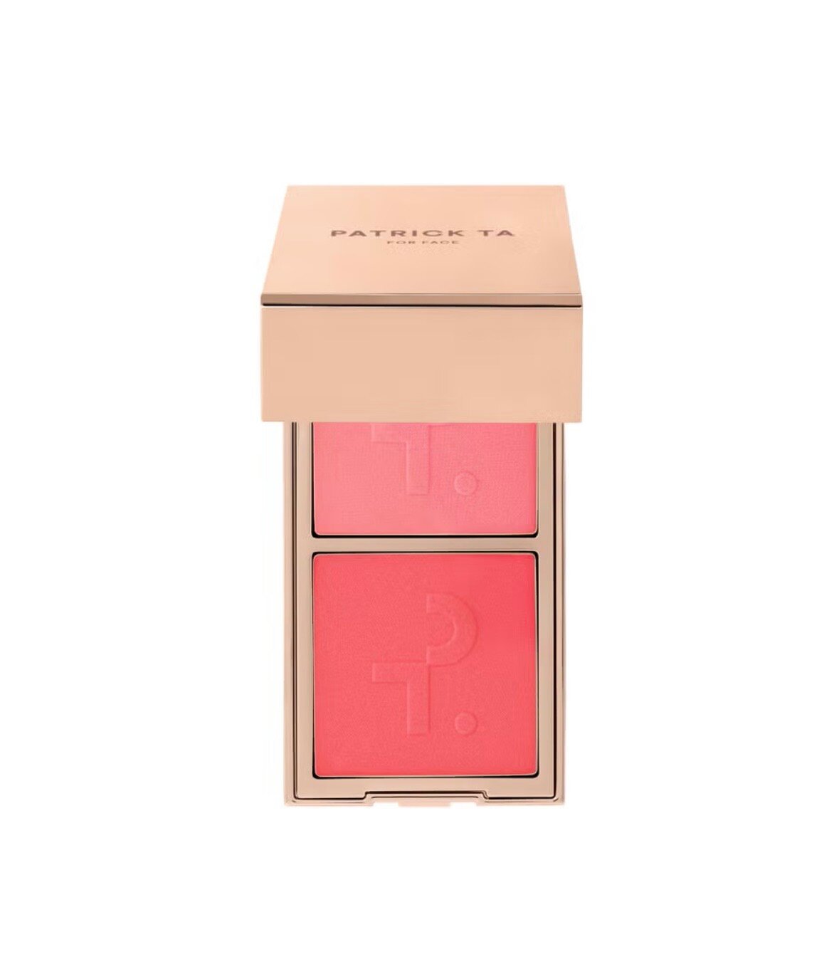 Матовые румяна мини формат Patrick Ta Transition Blurring Blush Duo, оттенок Quiet Confident
