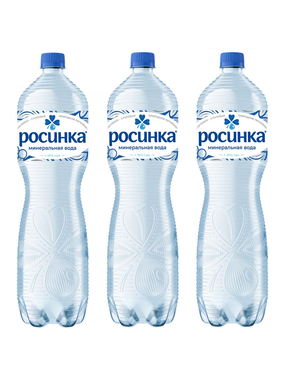 Росинка Вода Липецкая минеральная столовая газированная, 1,5 л, 3 шт