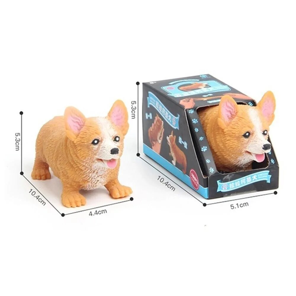 Сжимаемая игрушка-антистресс Corgi из ТПР